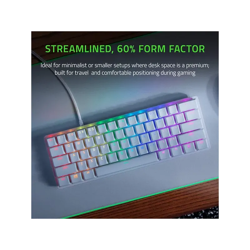 RAZER HUNTSMAN MINI Mercury RED SWITCH - Clavier gaming
