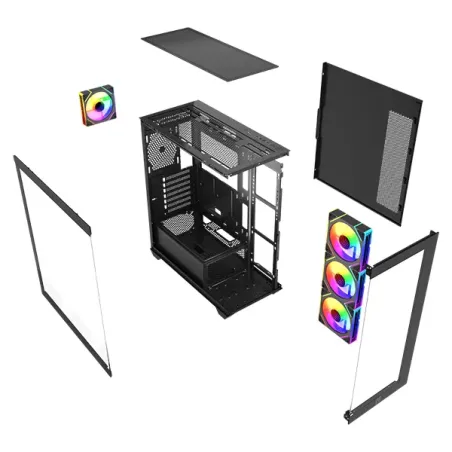 NOVA PULSE Noir - Boitier Gamer