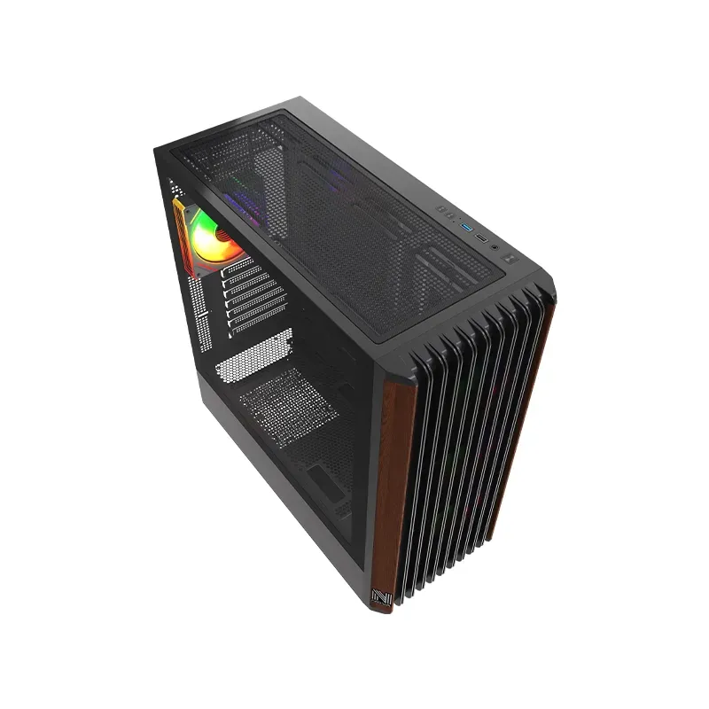 NOVA RUSTIC Noir - Boîtier Gamer