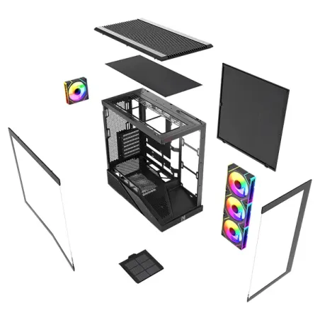 NOVA SENTINEL Noir - Boîtier Gamer