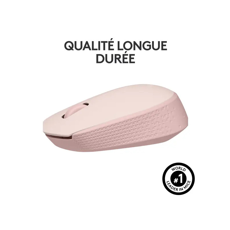 Logitech M171 Wireless Mouse Rose - Souris