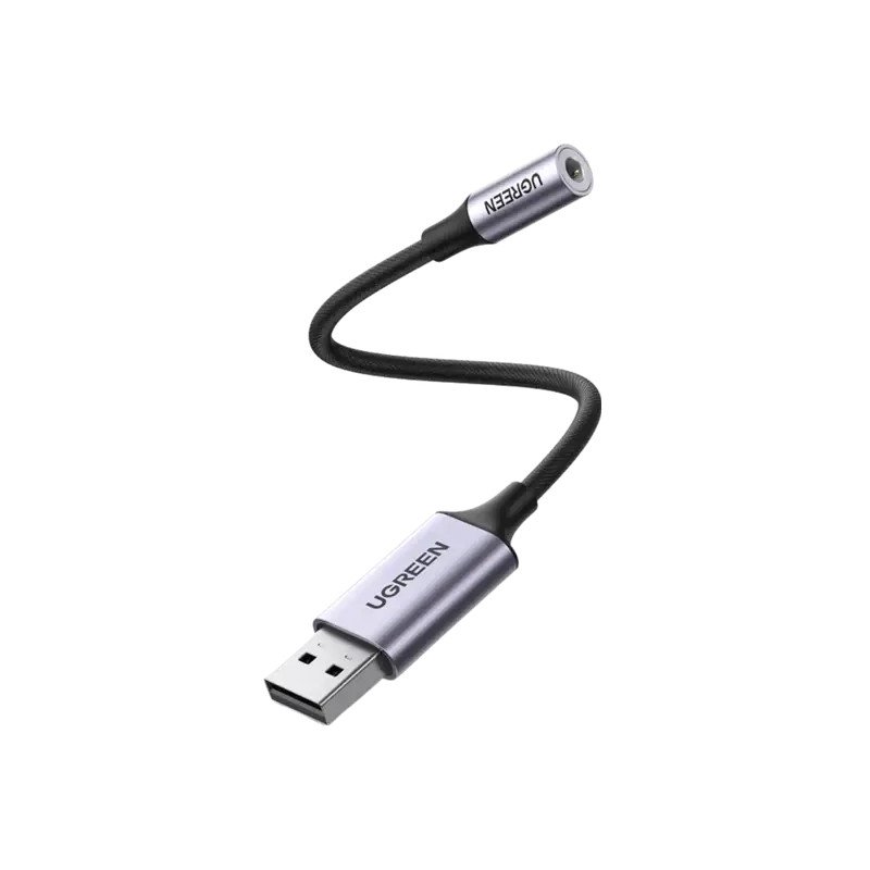 Ugreen Cable USB-A vers port audio jack 3.5 mm (30757) - Adaptateur