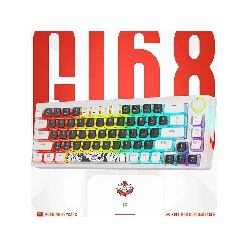 M4G GOLDEN LION GI68 RGB Noir - Clavier Gamer