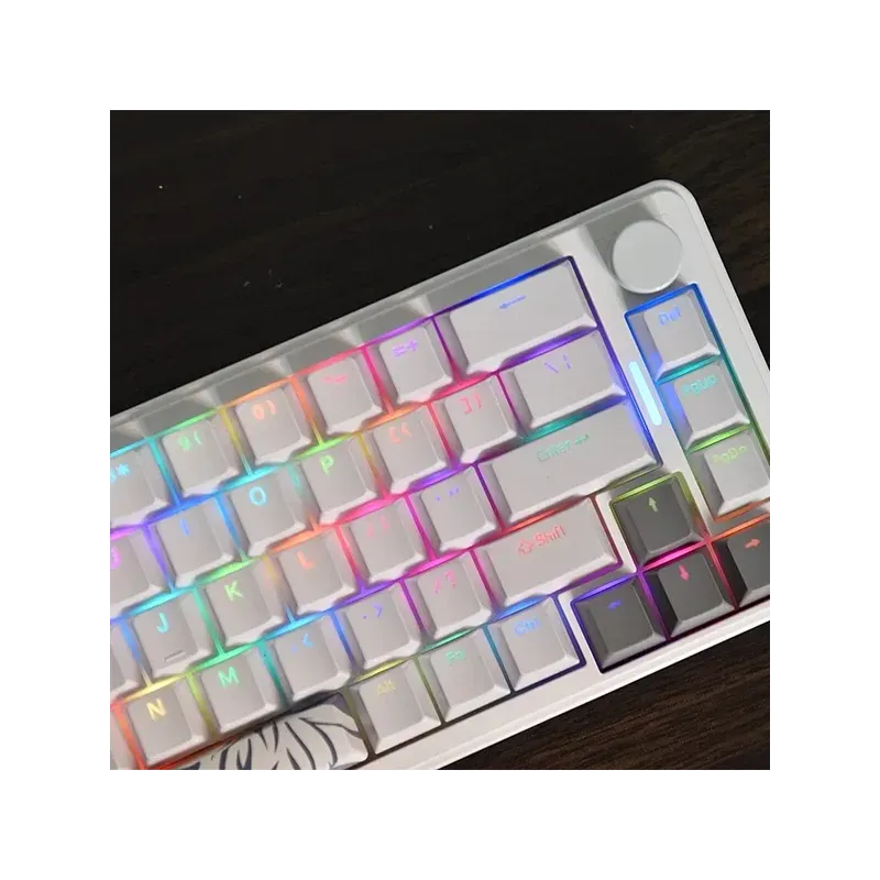 M4G GOLDEN LION GM68 RGB Blanc - Clavier Gamer